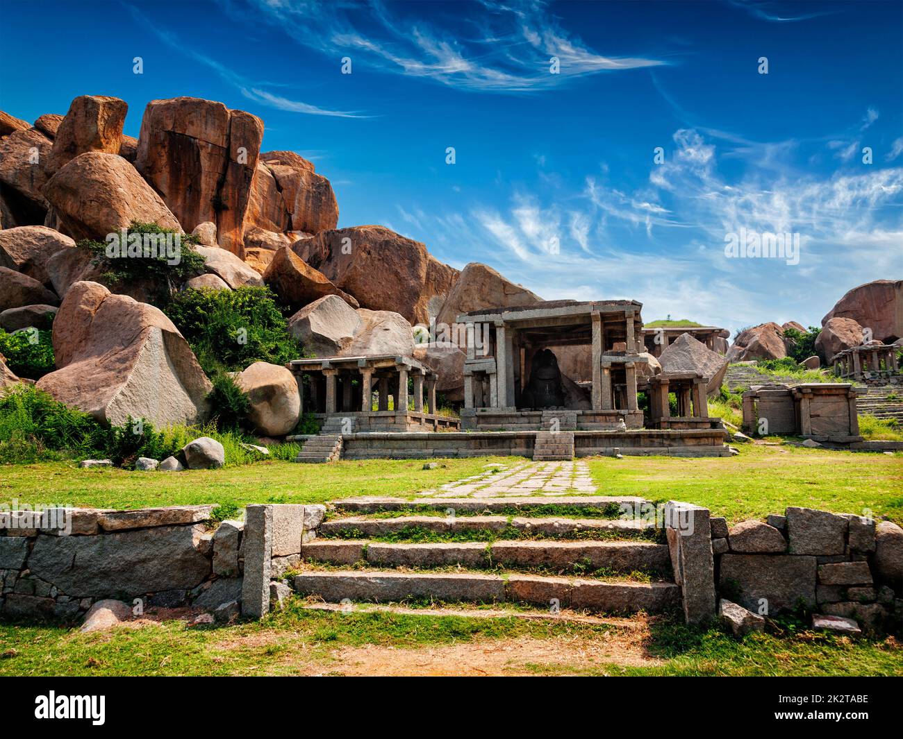 Tourist on stairs ruins hi-res stock photography and images - Alamy