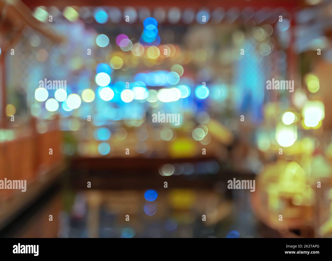 Blurred shopping mall or department store interior background bokeh ...
