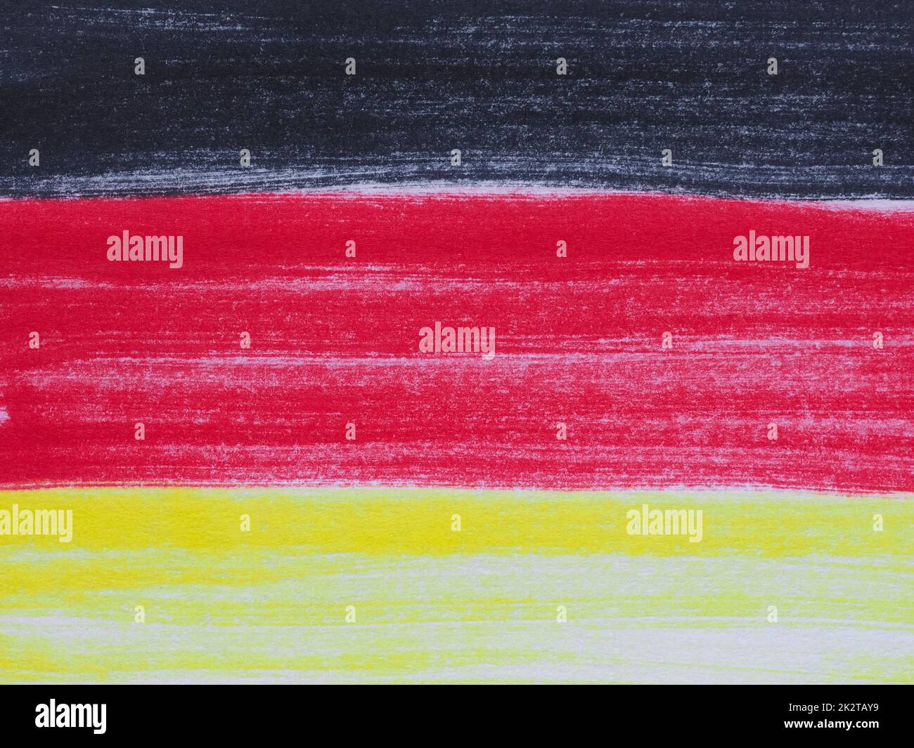 hand drawn German flag of Germany Stock Photo - Alamy