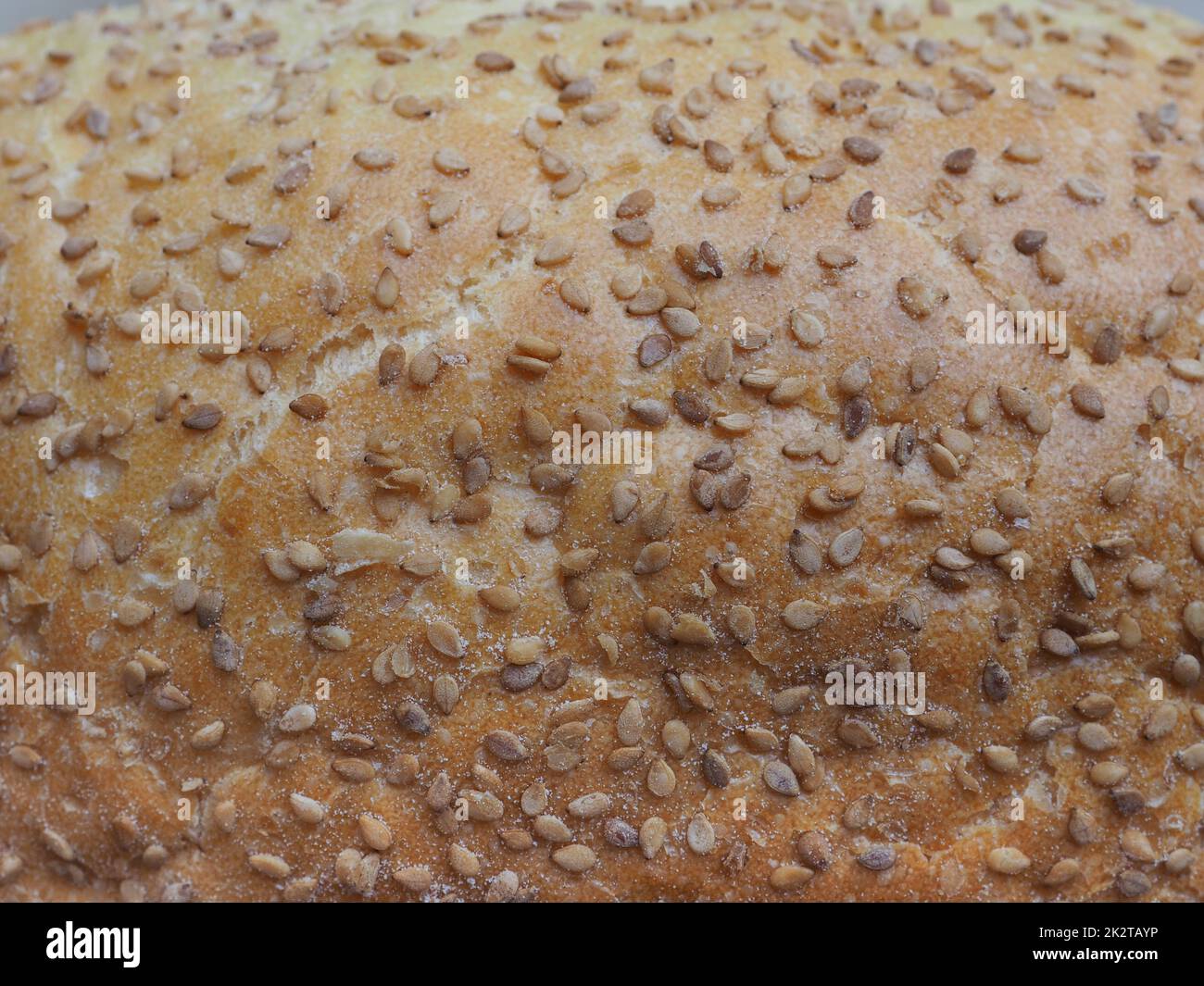 sesame seed bread baked food Stock Photo - Alamy