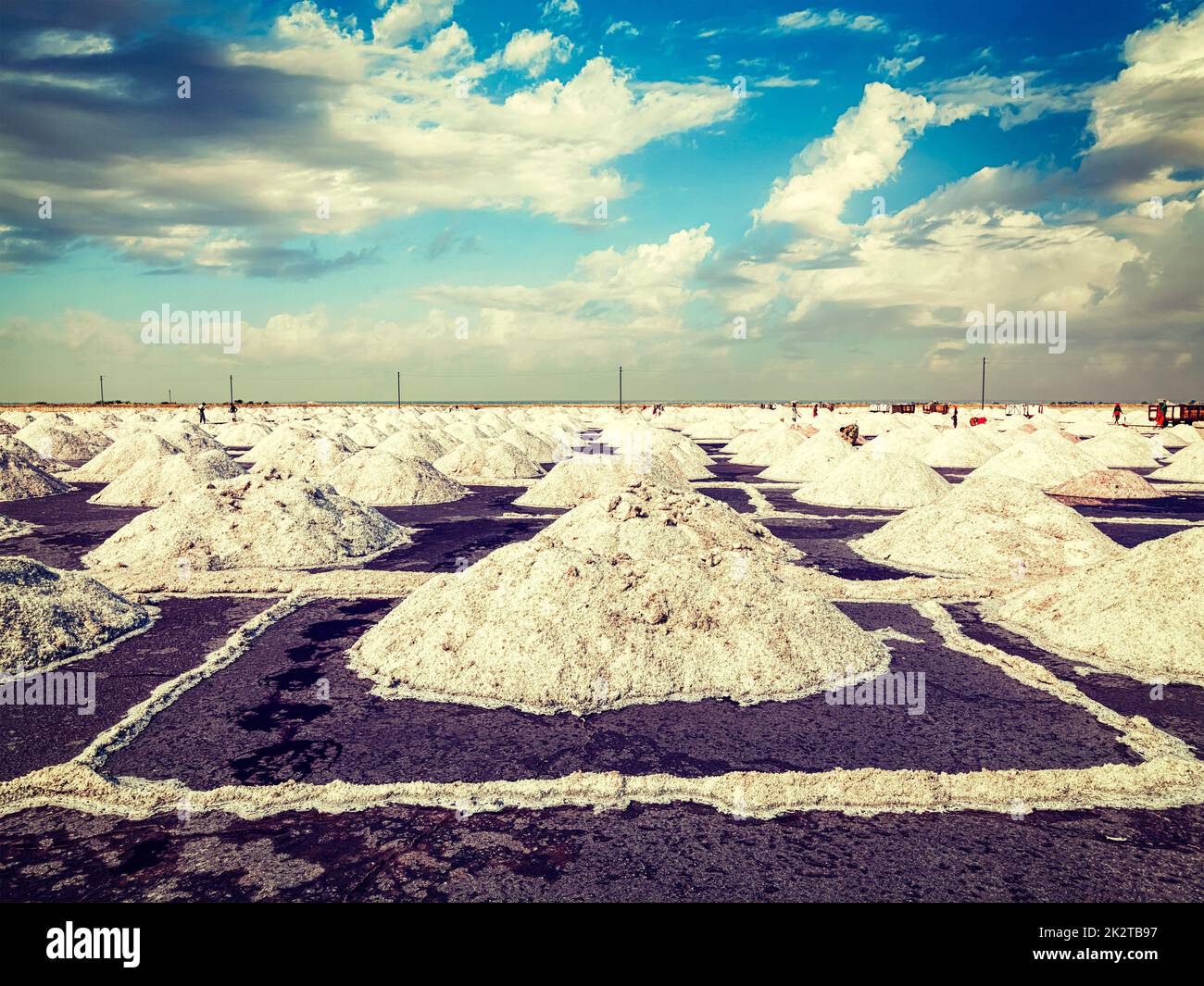 Salt lake mine Stock Photo - Alamy