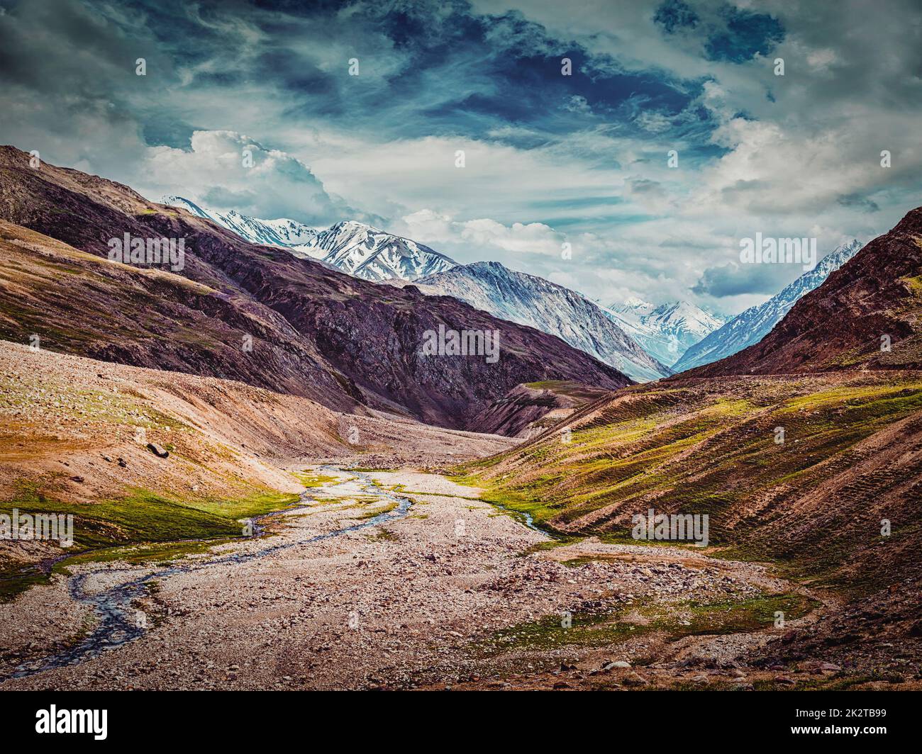 Himalayan landscape in Himalayas Stock Photo - Alamy