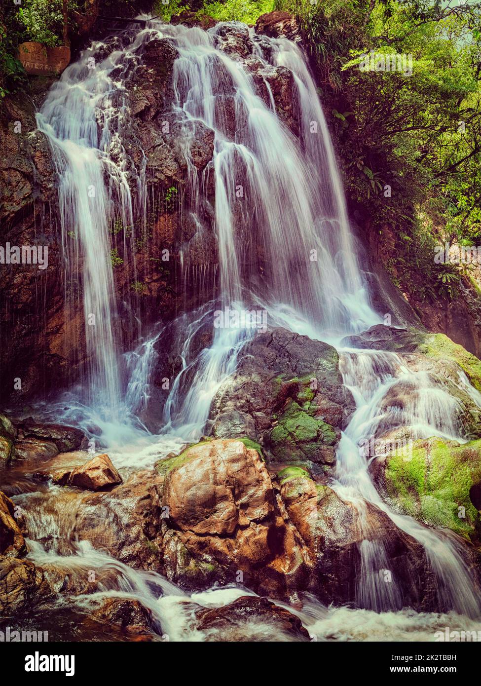 Tien Sa waterfall in Vietnam Stock Photo - Alamy
