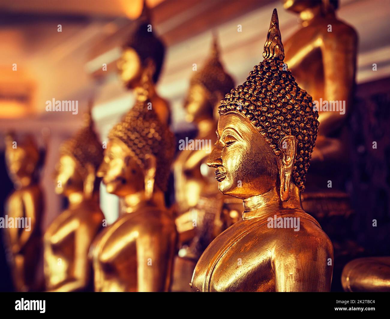 Many buddha statues worship hi-res stock photography and images - Alamy