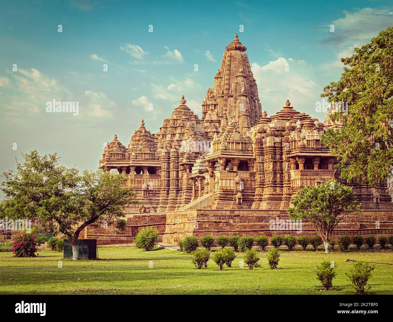 Kjaruharo temples, India Stock Photo - Alamy