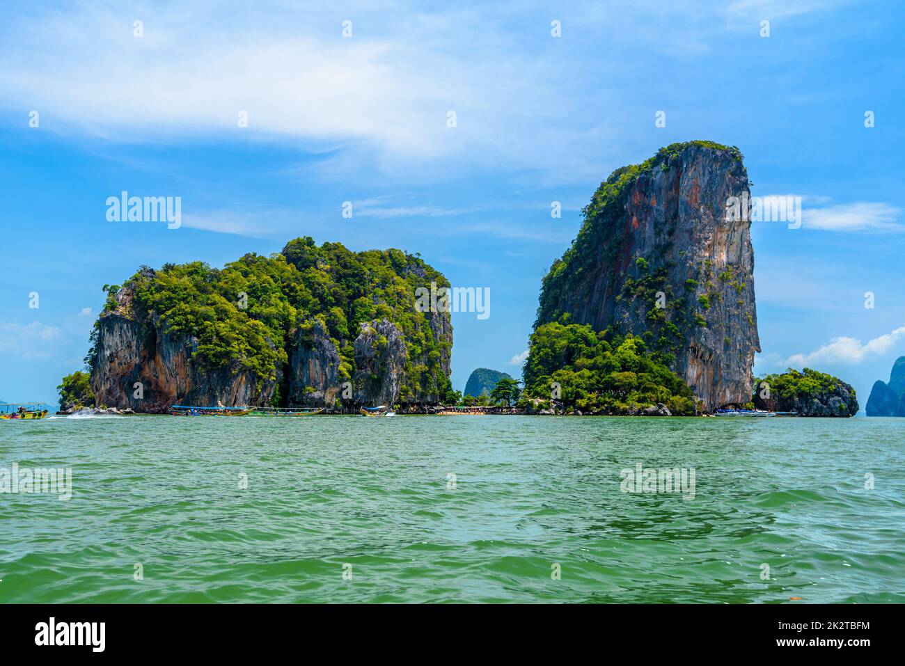 Rocks on James Bond island, Khao Phing Kan, Ko Tapu, Ao Phang-ng Stock ...