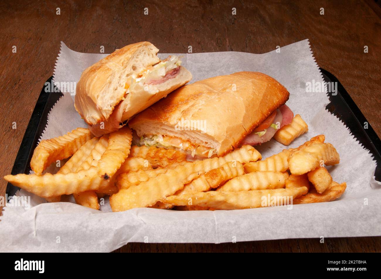 Delicious Italian Hoagie Sub Stock Photo - Alamy