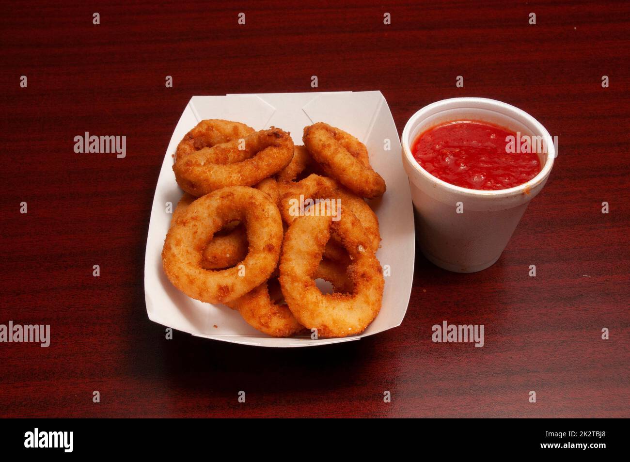 Fried Onion Rings Stock Photo - Alamy