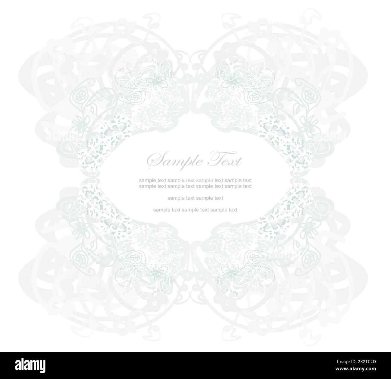 elegant floral vintage frame Stock Photo - Alamy