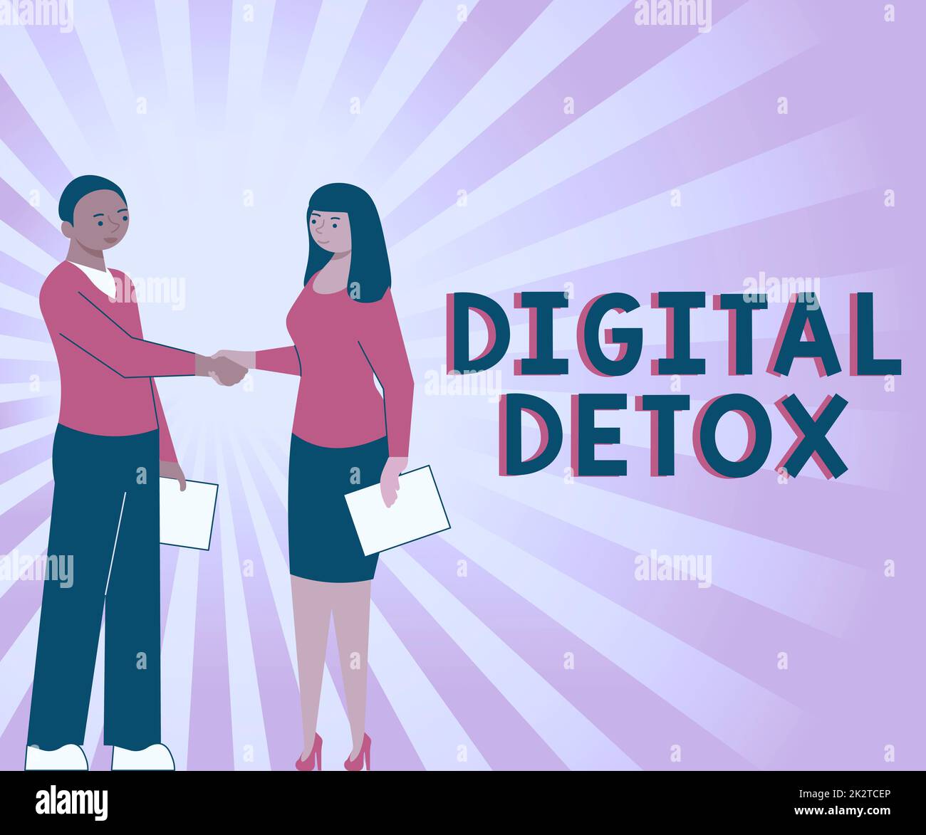 Handwriting text Digital Detox. Conceptual photo Free of Electronic ...