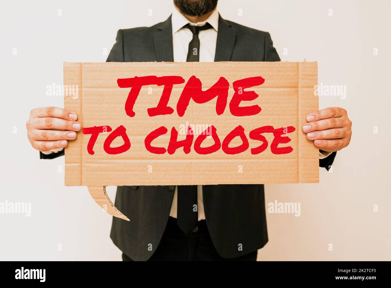 Conceptual display Time To ChooseJudging the merits of multiple options ...