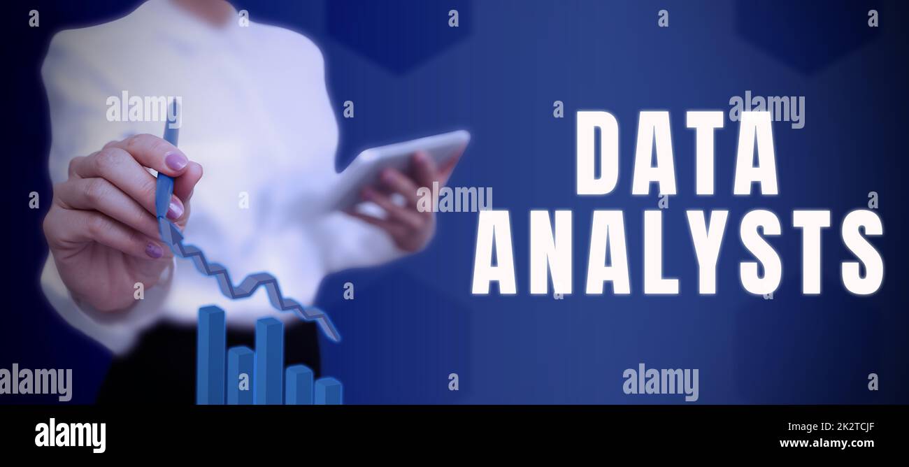 Text caption presenting Data Analysts. Internet Concept Programmer ... Text caption presenting Data Analysts. Internet Concept Programmer ...