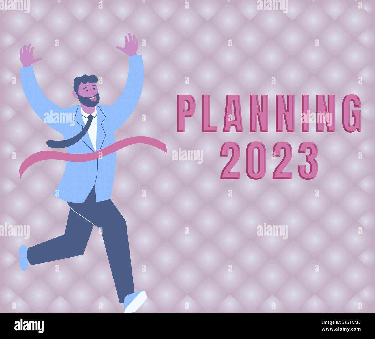 Handwriting text Planning 2023. Word Written on Begin with end in the ...