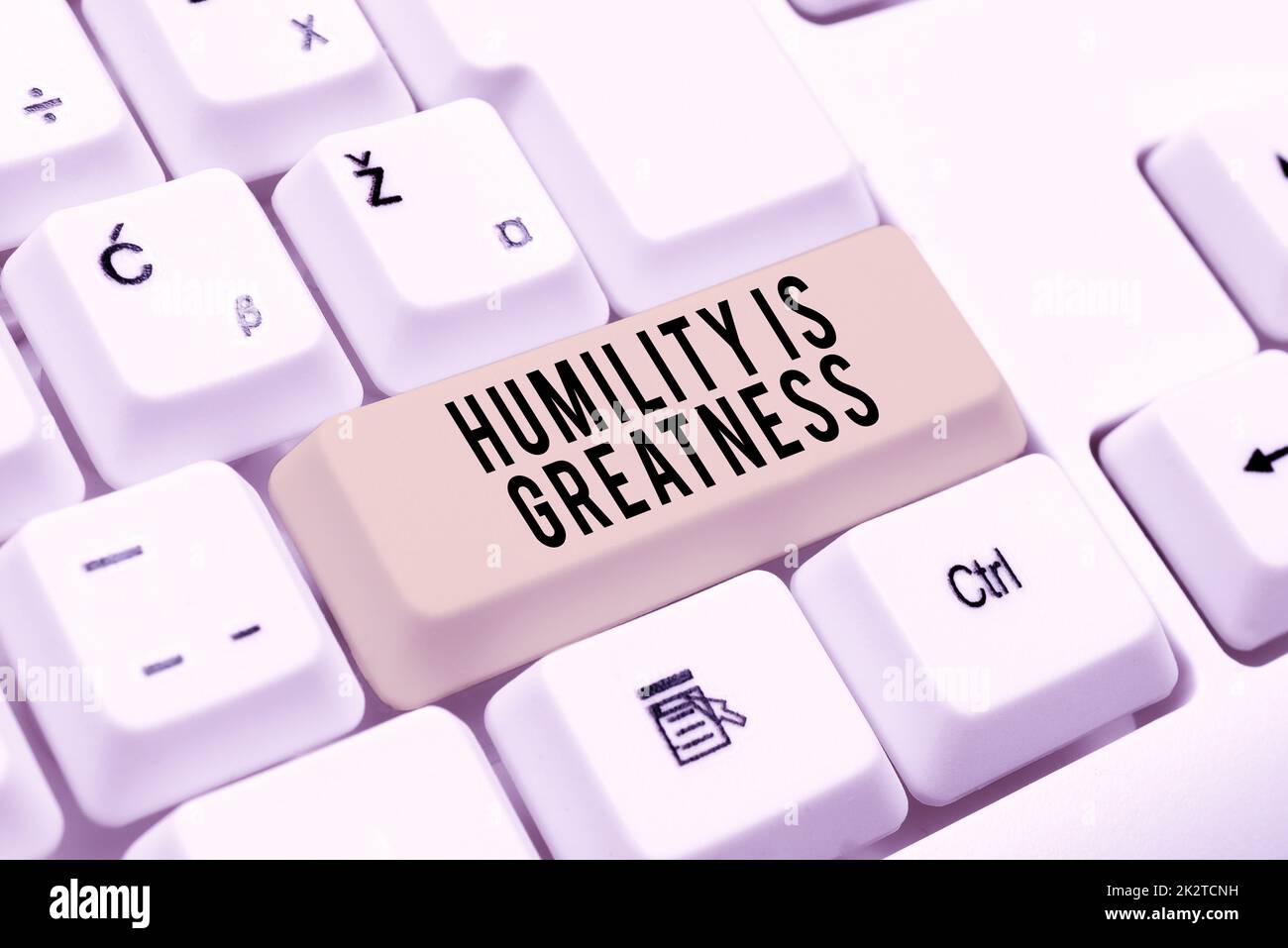 Text showing inspiration Humility Is Greatness. Business concept being ...