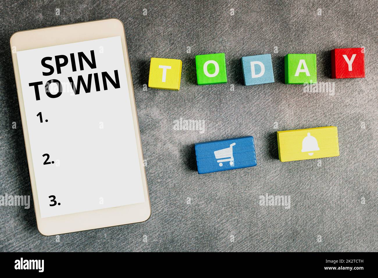 Text sign showing Spin To Win. Internet Concept Try your luck Fortune ...