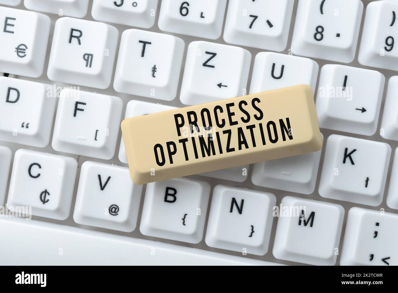 Conceptual display Process Optimization. Business approach Improve ...