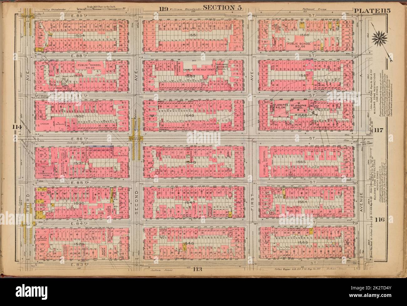 Cartographic, Maps. 1921 - 1923. Lionel Pincus and Princess Firyal Map ...
