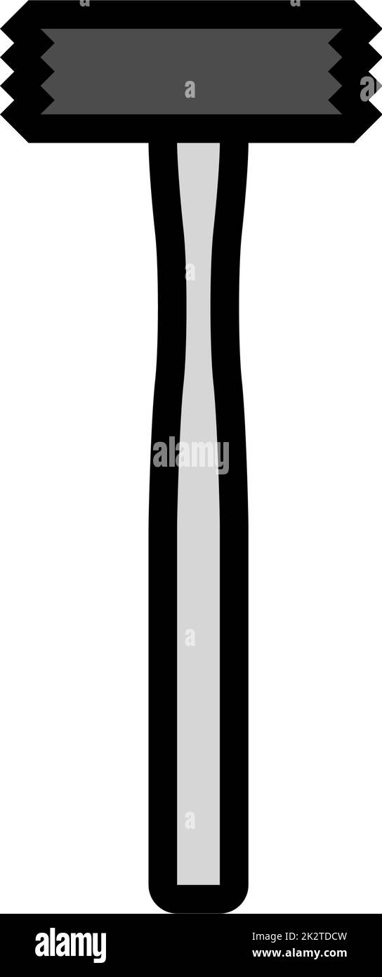 bushing hammer tool color icon vector illustration Stock Vector Image ...