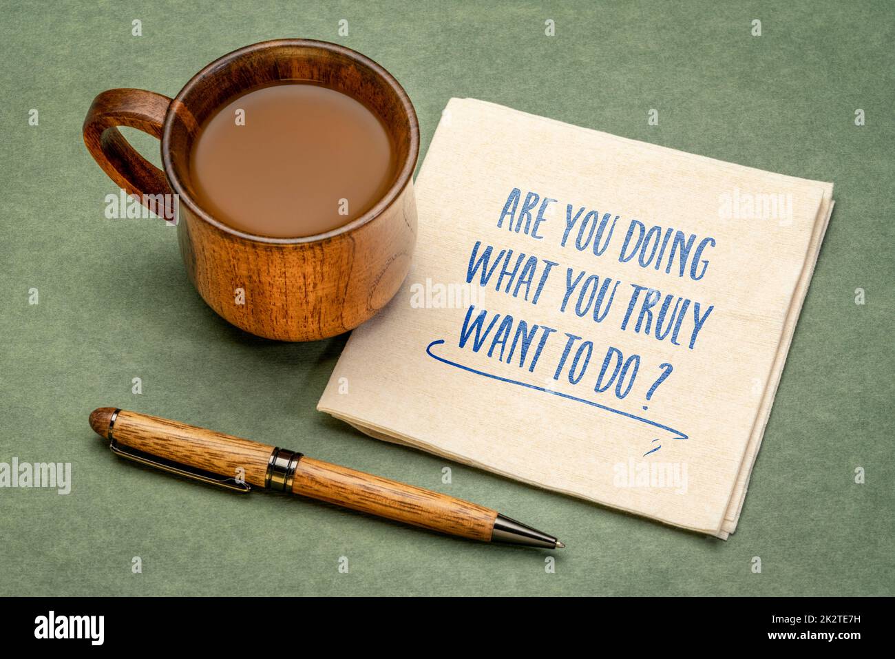 Are you doing what you truly want to do Stock Photo - Alamy