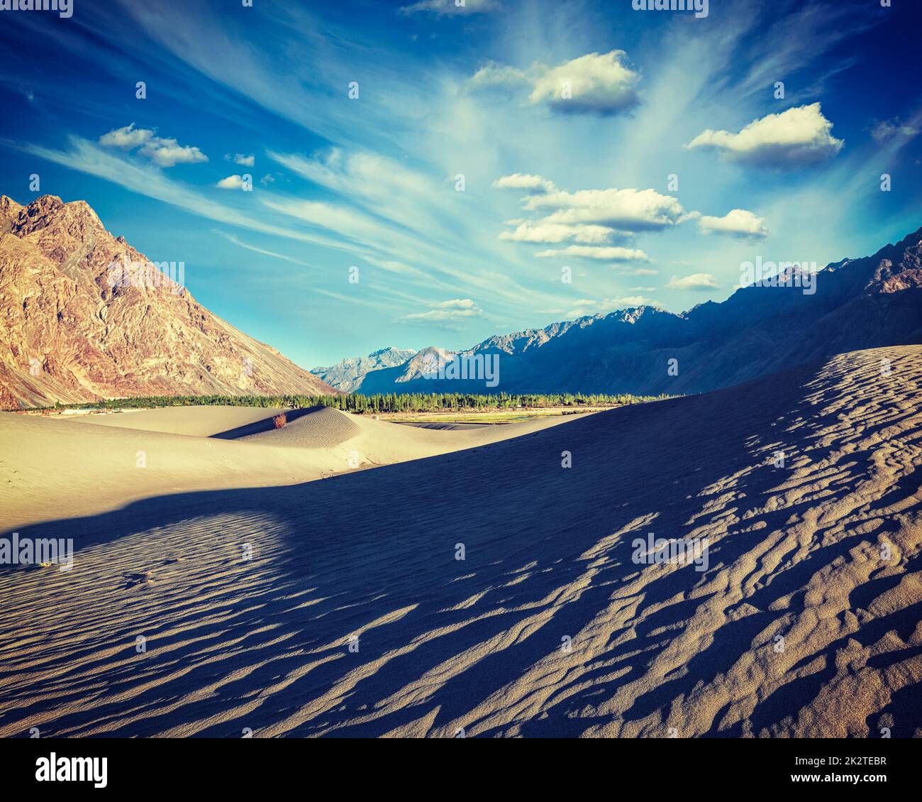 Sand dunes in mountains Stock Photo - Alamy