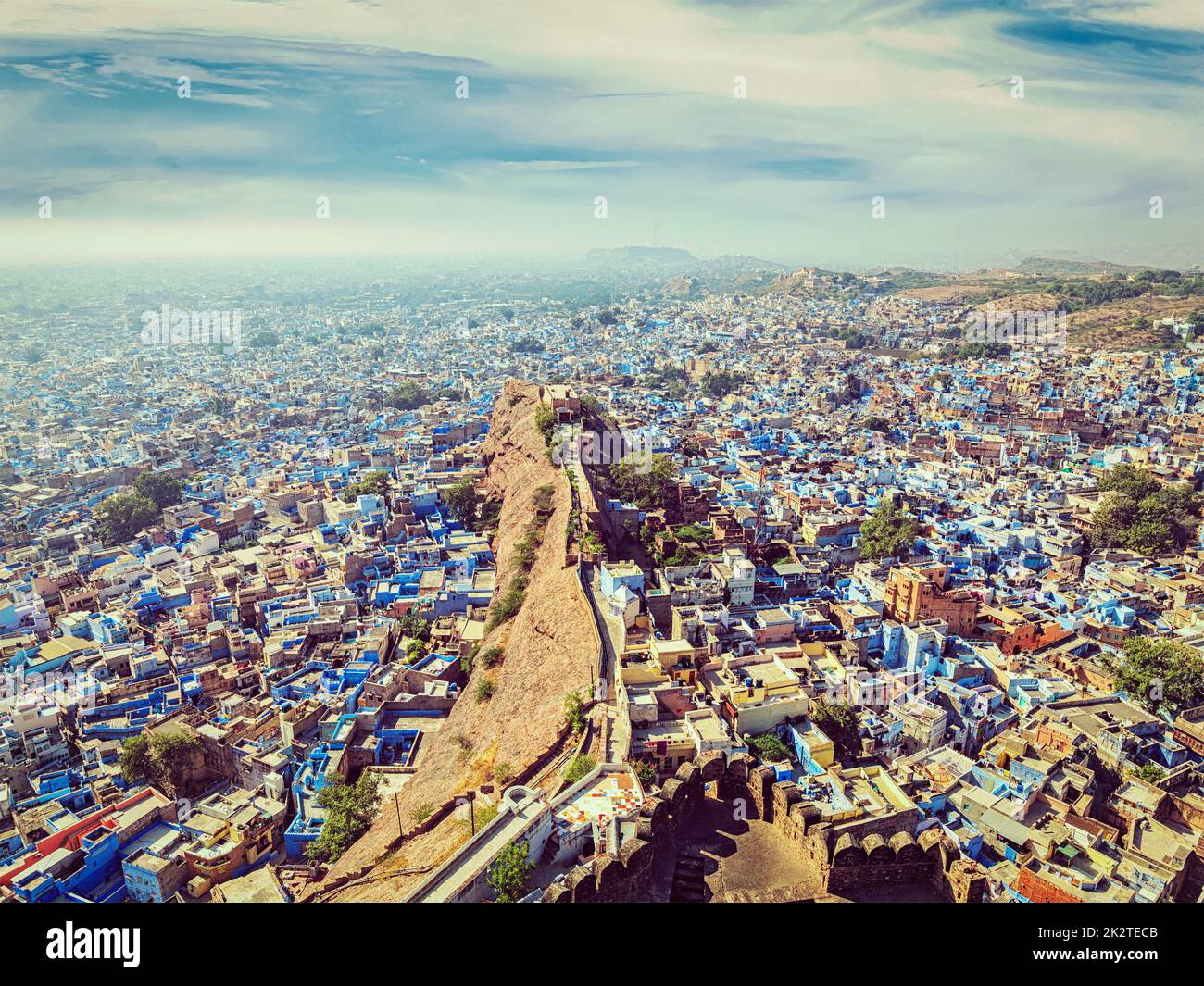 India blue retro hi-res stock photography and images - Alamy