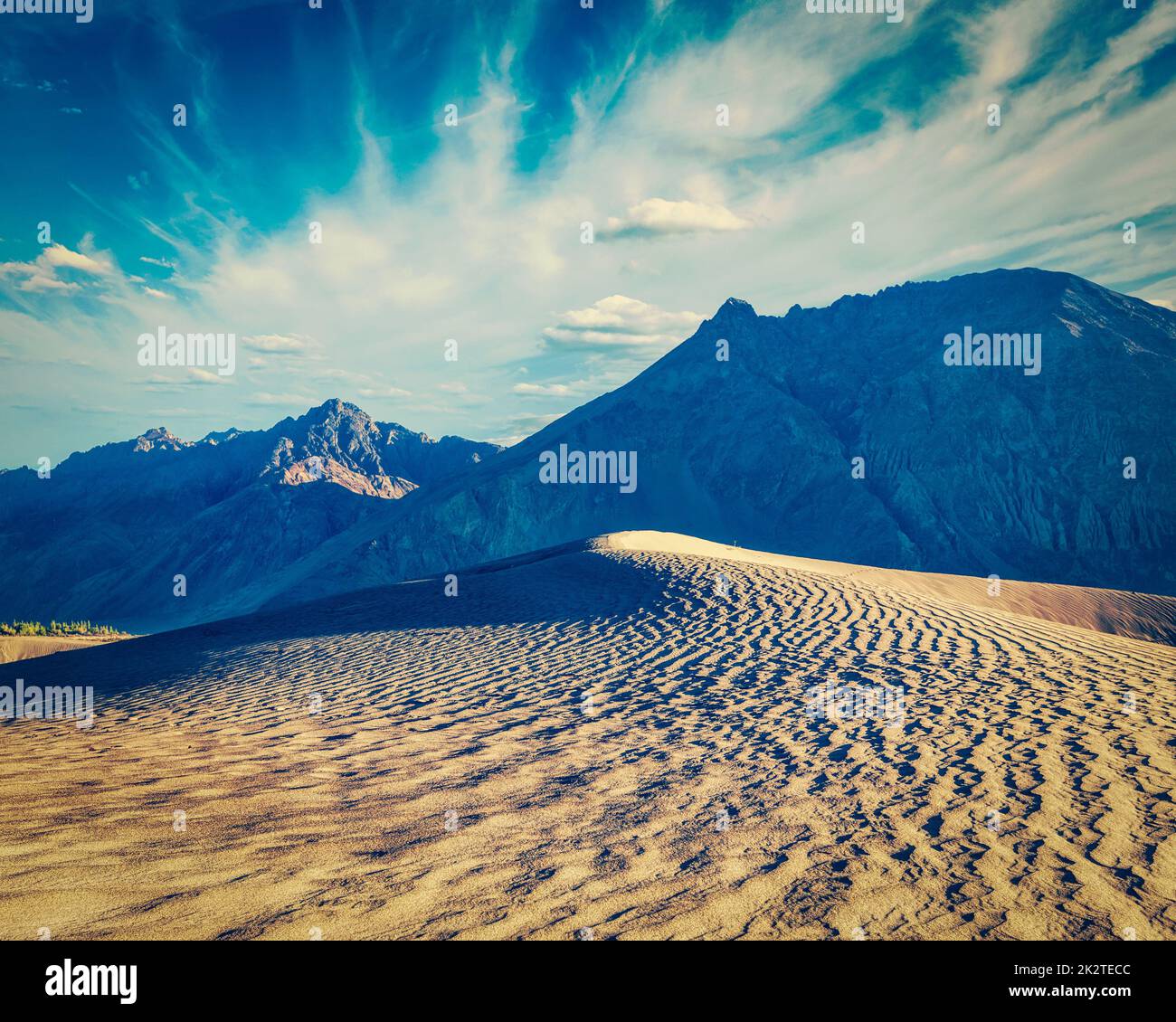 Sand dunes in mountains Stock Photo - Alamy