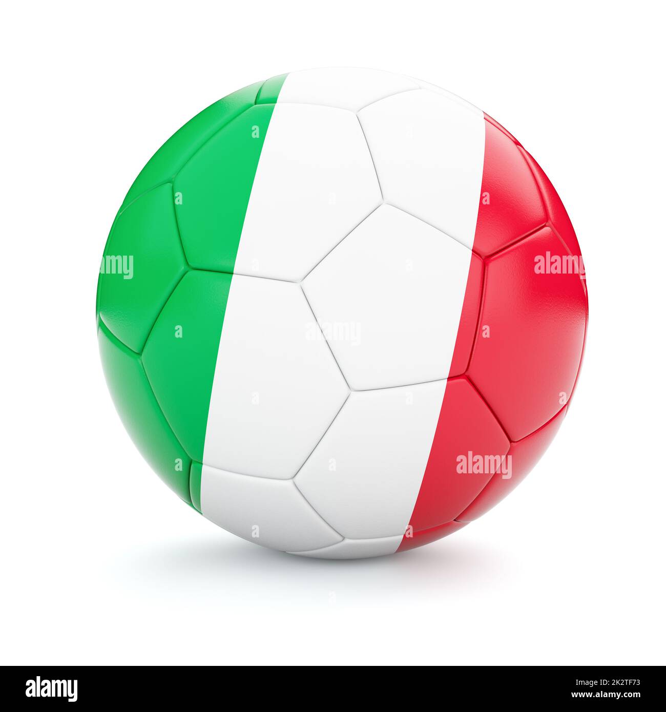 Soccer football ball with Italy flag Stock Photo - Alamy