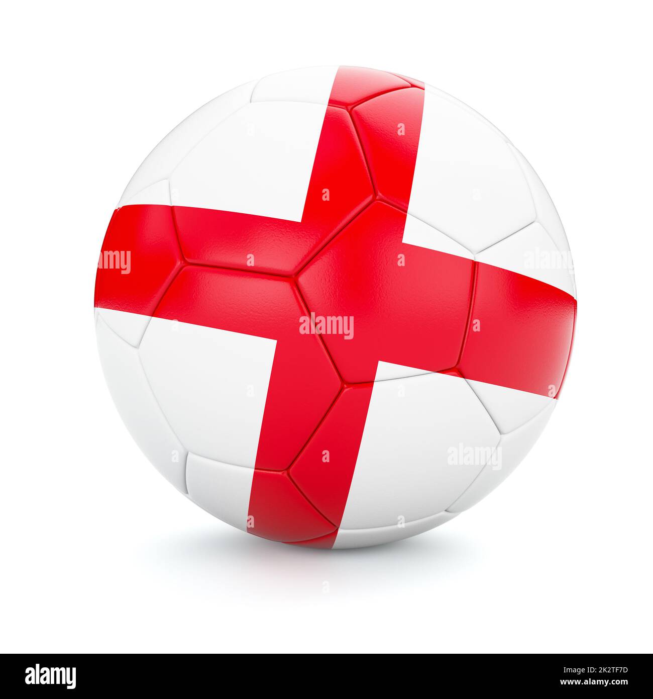 3d soccer ball with england team flag hi-res stock photography and images - Alamy