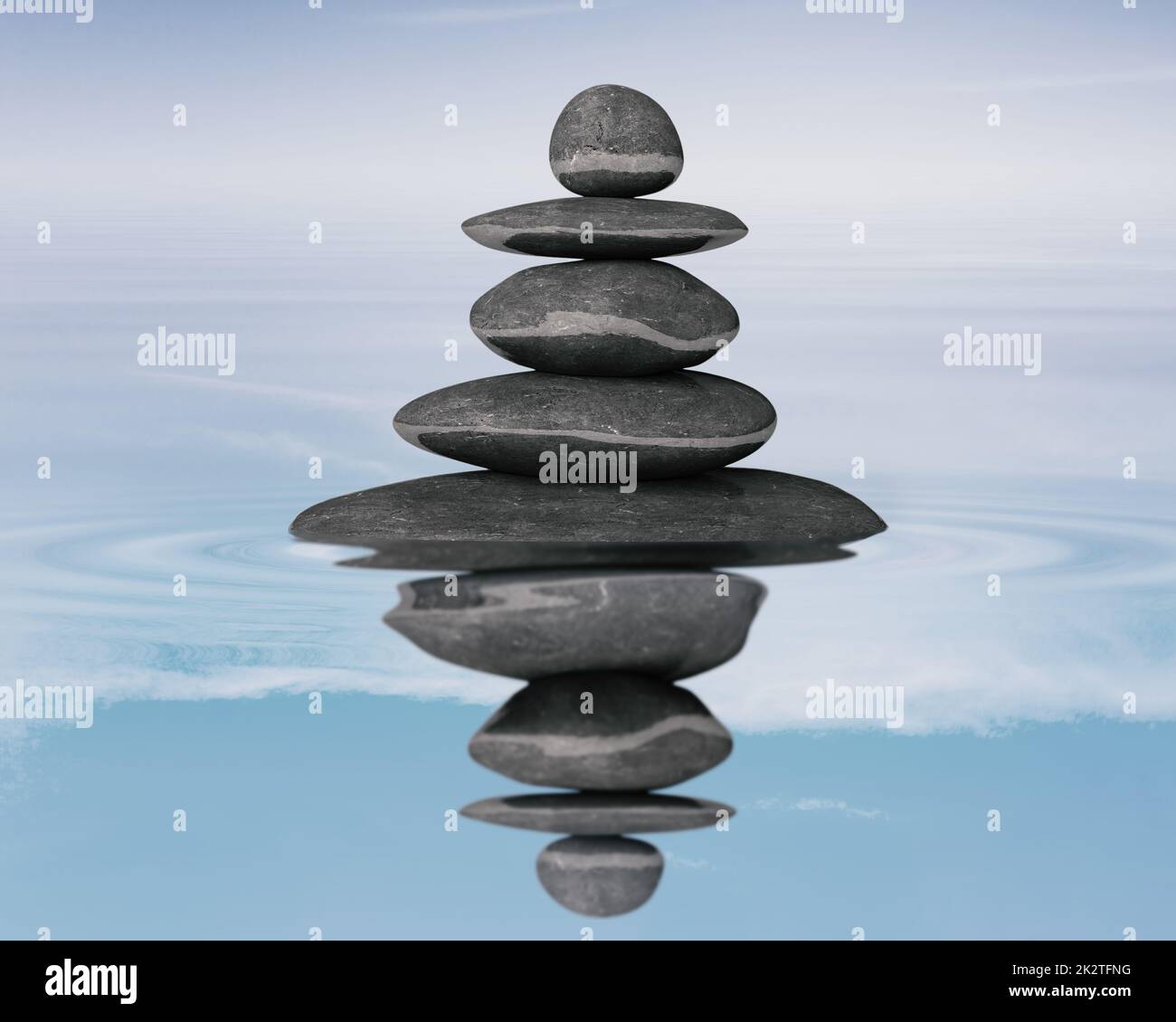Zen stones balance concept Stock Photo - Alamy