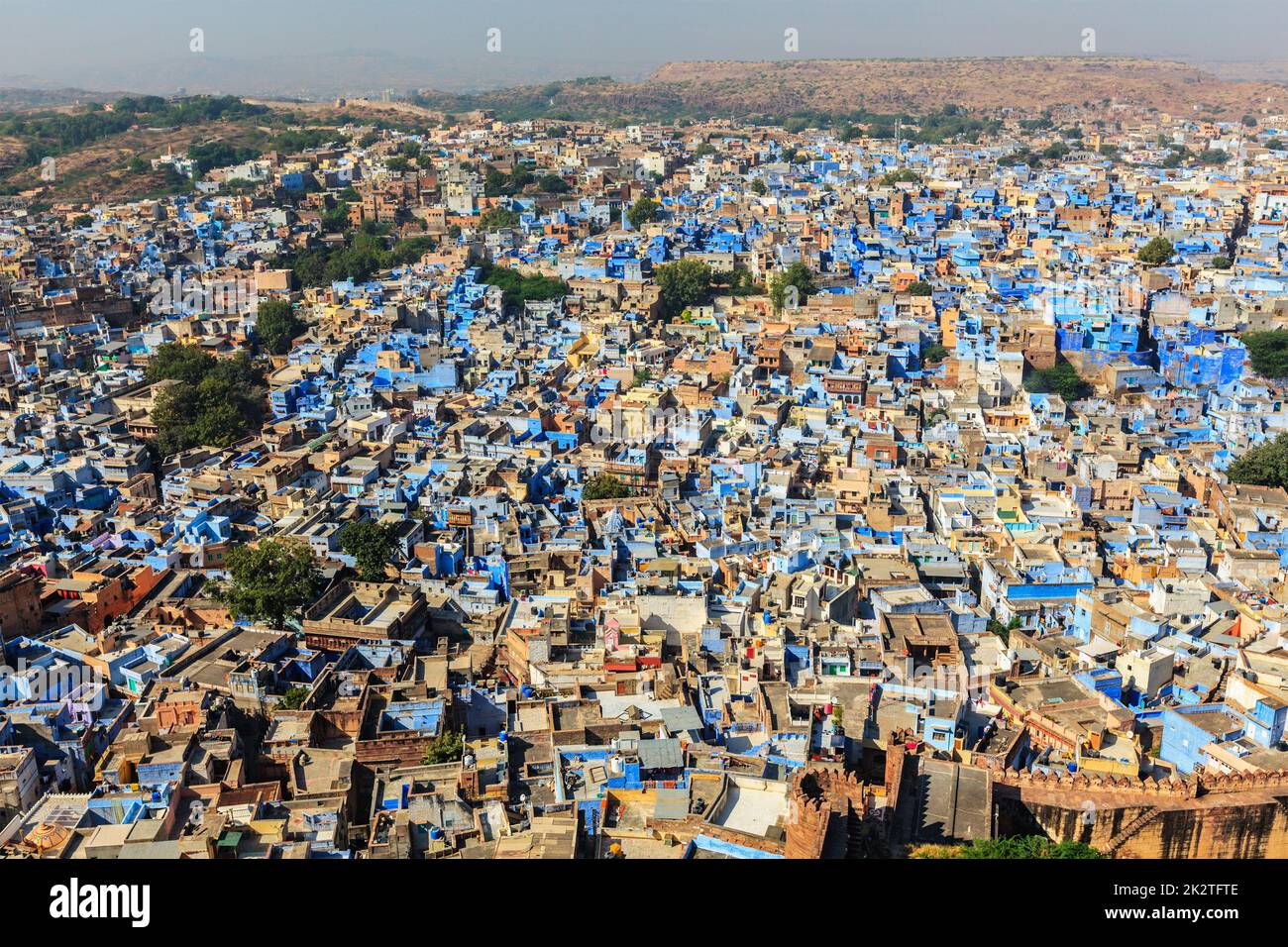 Jodhpur the Blue city, Rajasthan, India Stock Photo - Alamy