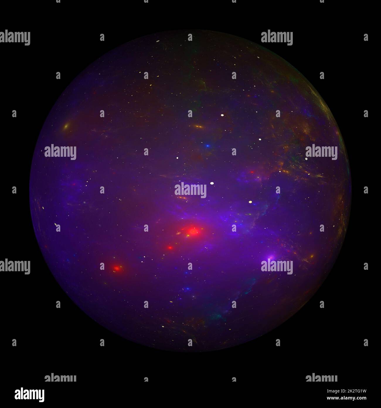 galaxy sphere black background Stock Photo - Alamy