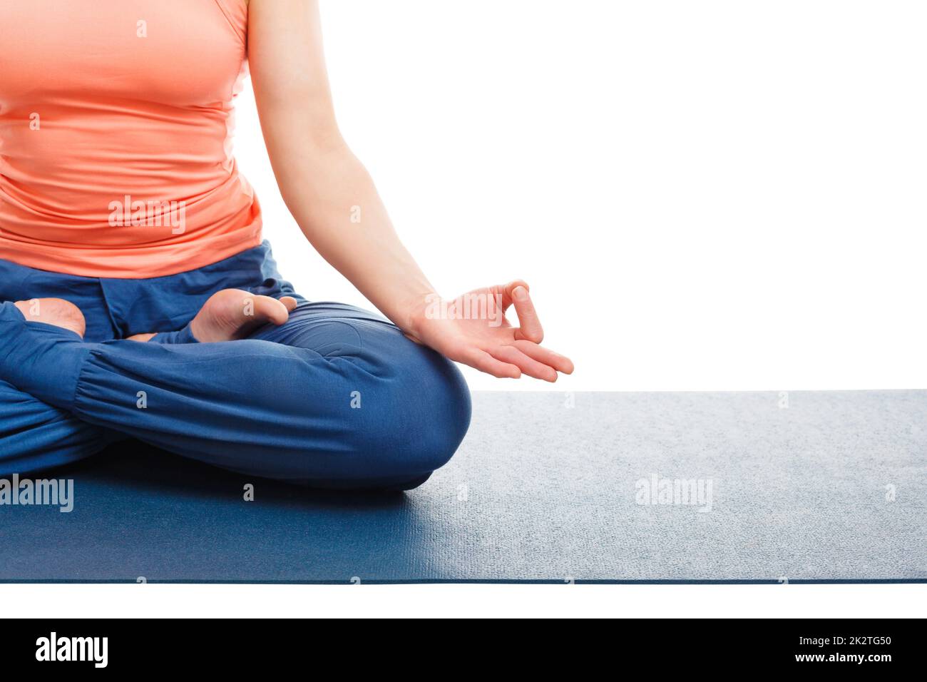 Close up woman practice yoga hi-res stock photography and images - Alamy