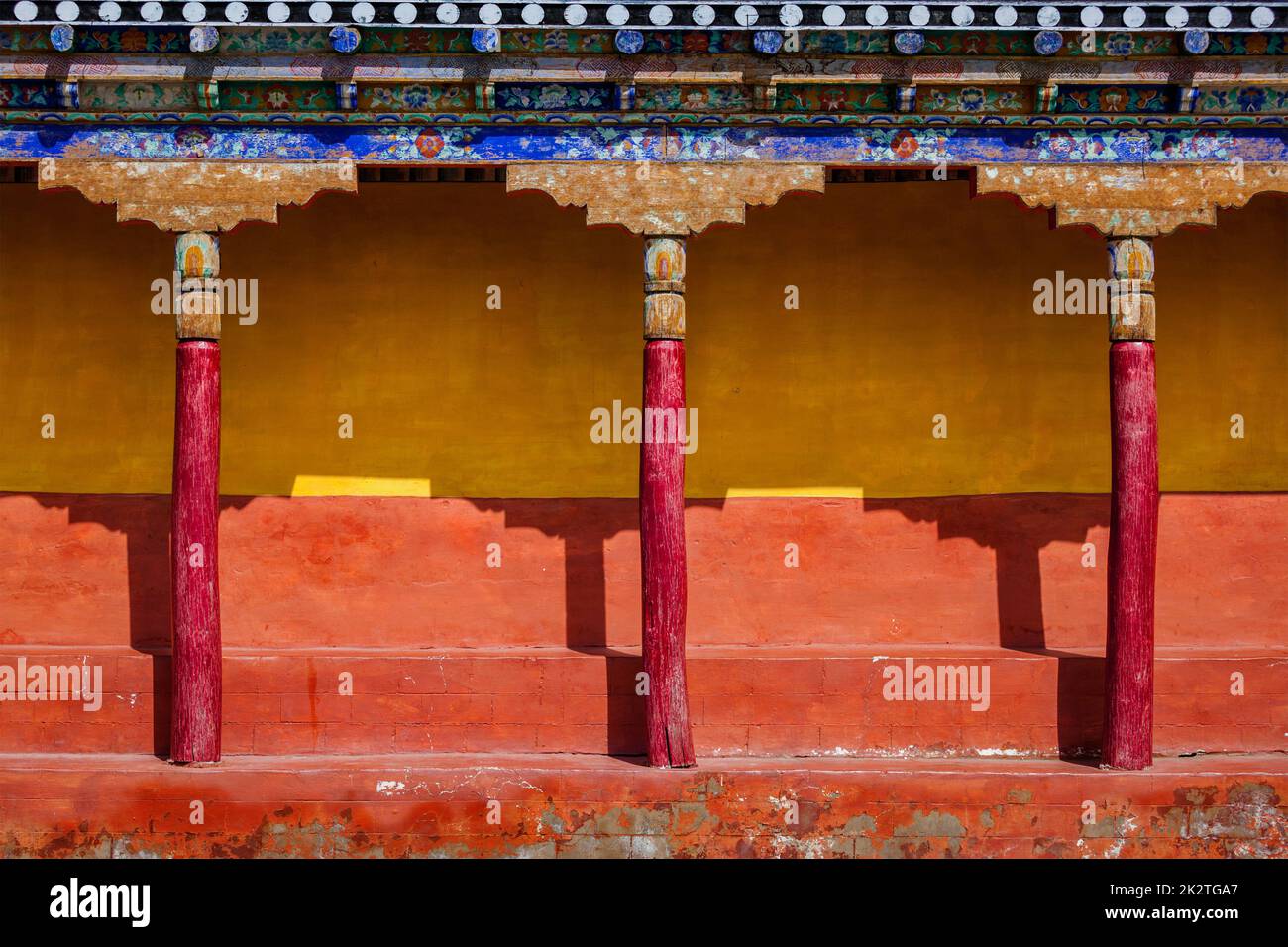 Tibetan buddhism old wall hi-res stock photography and images - Alamy