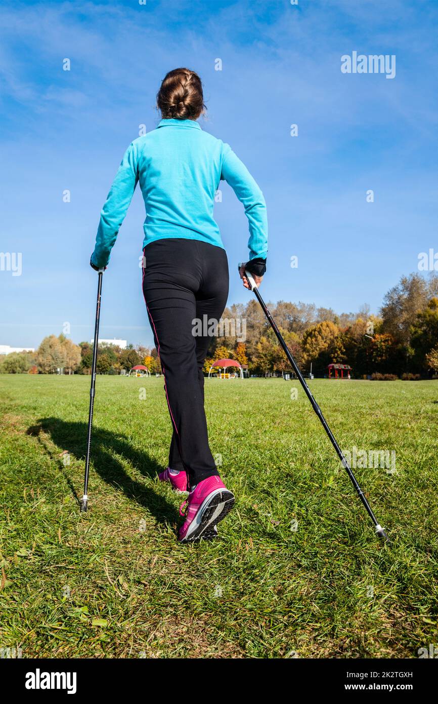 Female legs walking park path hi-res stock photography and images - Alamy