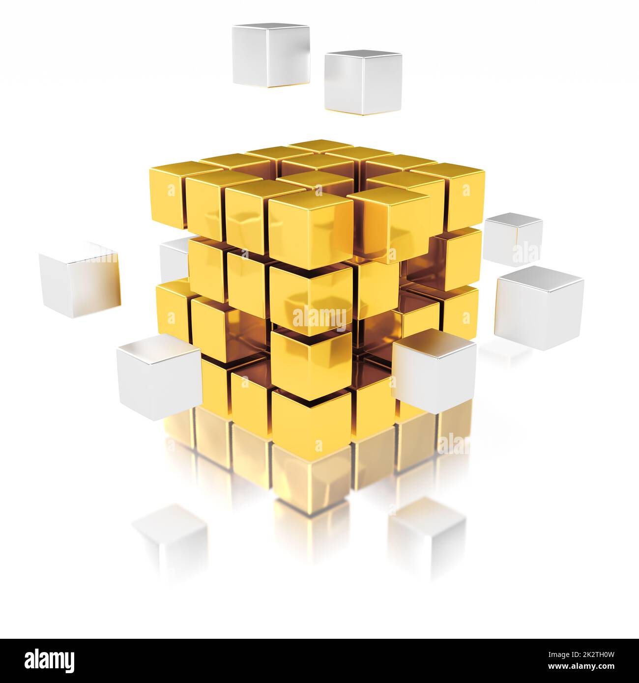 Teamwork on project success Cut Out Stock Images & Pictures - Alamy