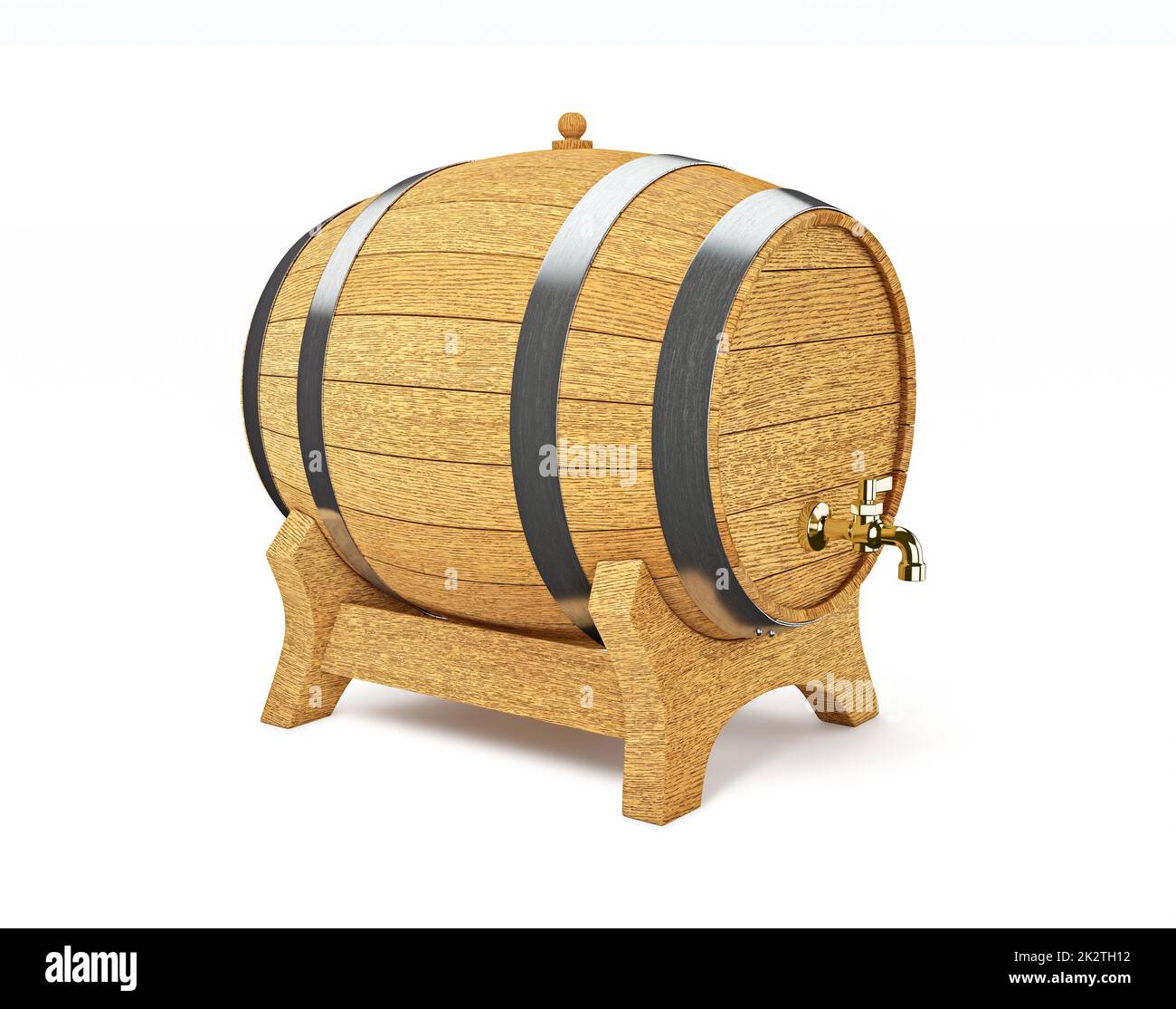 Wooden barrel beer Cut Out Stock Images & Pictures - Alamy