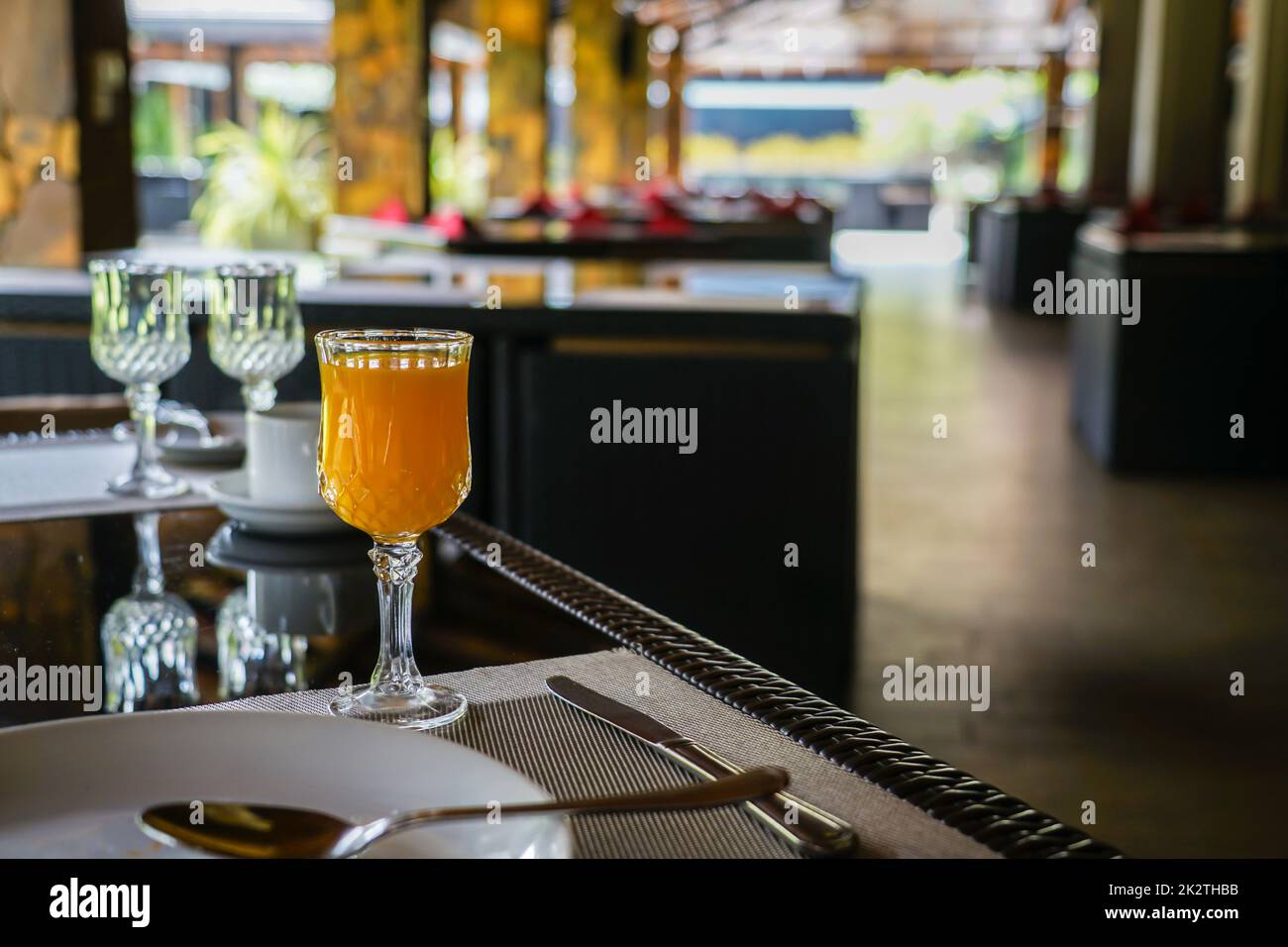 Breakfast landscape of Sri Lanka hotels Stock Photo - Alamy