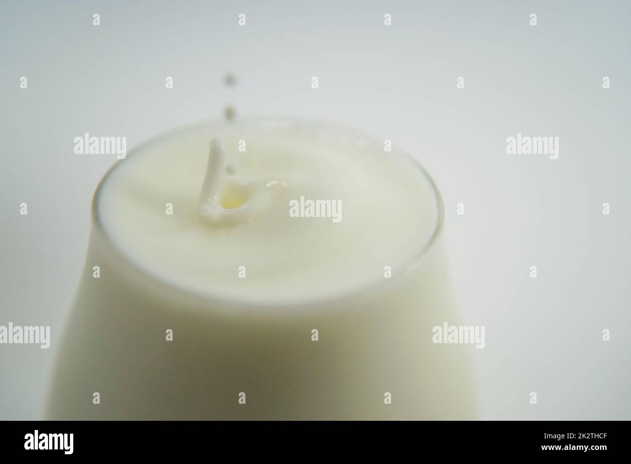 Image of falling milk Stock Photo - Alamy