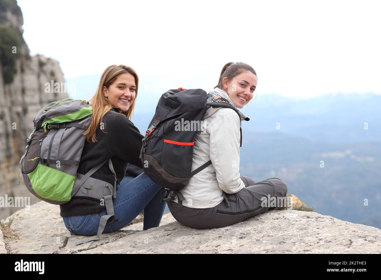 Looking top mountain hi-res stock photography and images - Alamy