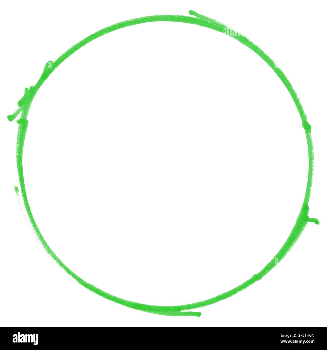 Green pencil circle made with pencil Stock Photo - Alamy