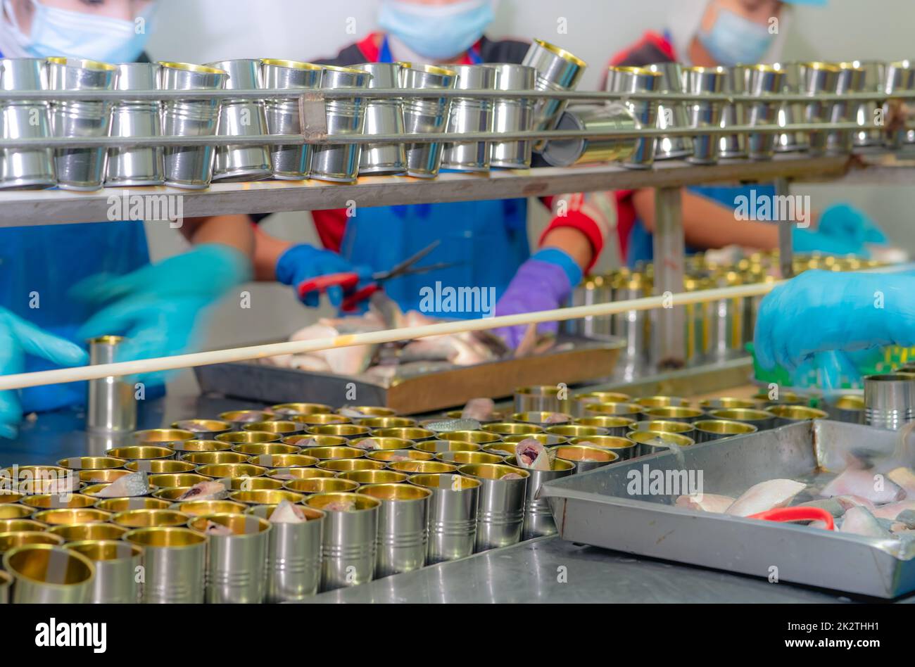 Fish factories blue hi-res stock photography and images - Alamy