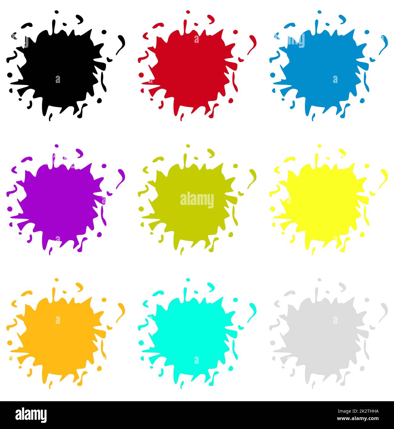 Yellow blue watercolor Cut Out Stock Images & Pictures - Alamy