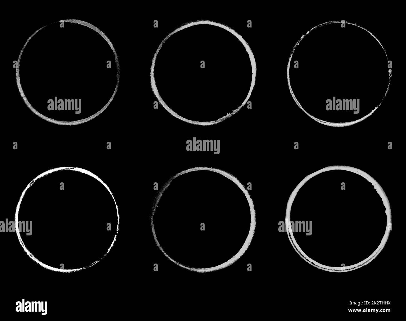 Frame circle made white hi-res stock photography and images - Alamy