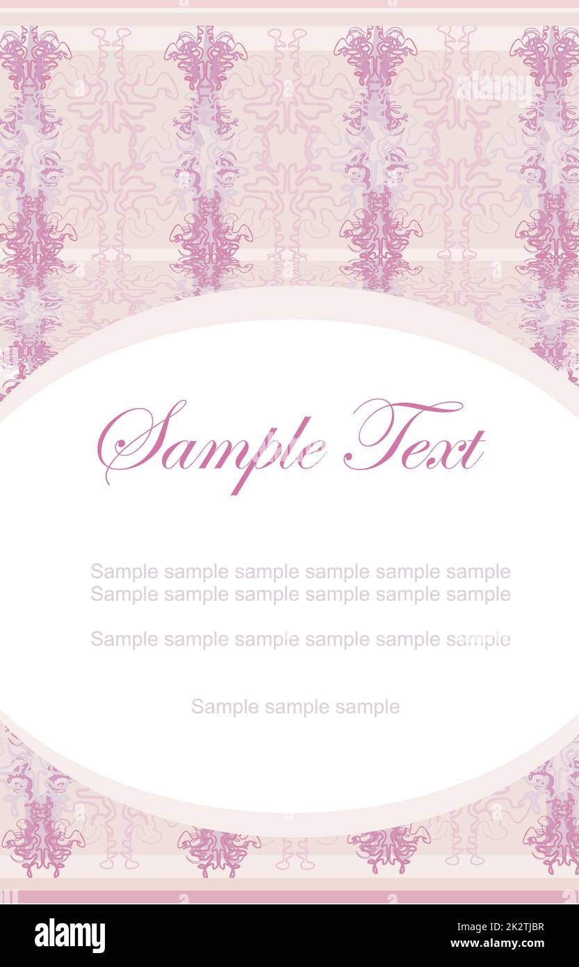 wedding invitation frame card Stock Photo - Alamy