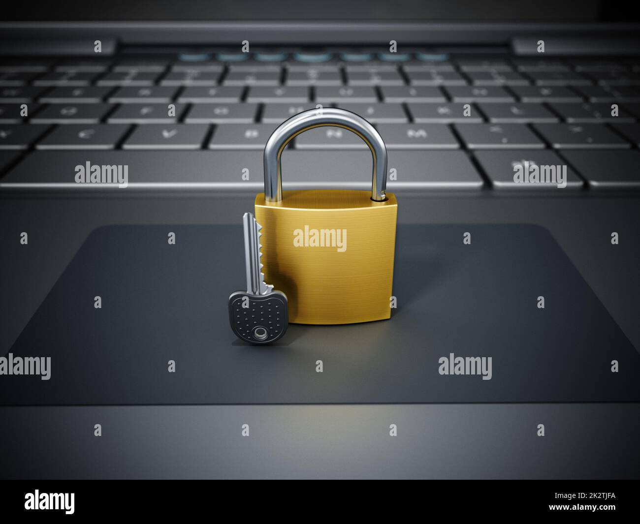 Padlock key illustration hi-res stock photography and images - Alamy