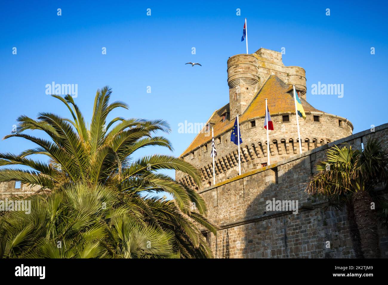 Saint-Malo city hall, Brittany, France Stock Photo - Alamy