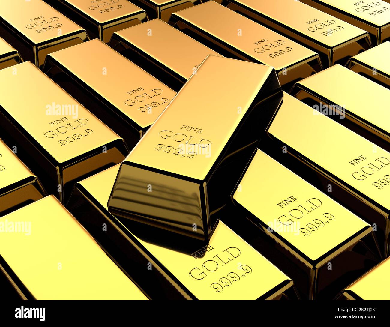 Golden bars background Stock Photo - Alamy