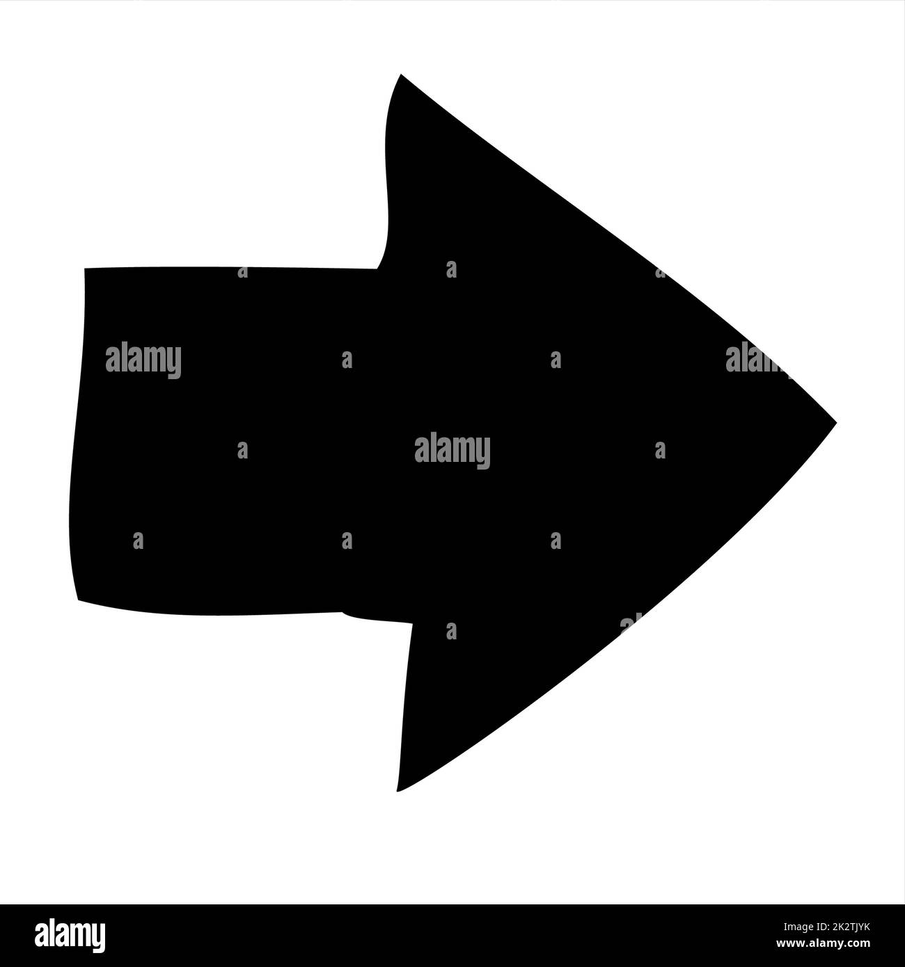 Doodle up arrow symbol hand drawn with thin line Stock Photo - Alamy