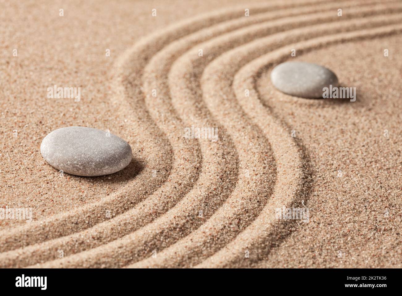 Japanese Zen stone garden Stock Photo - Alamy