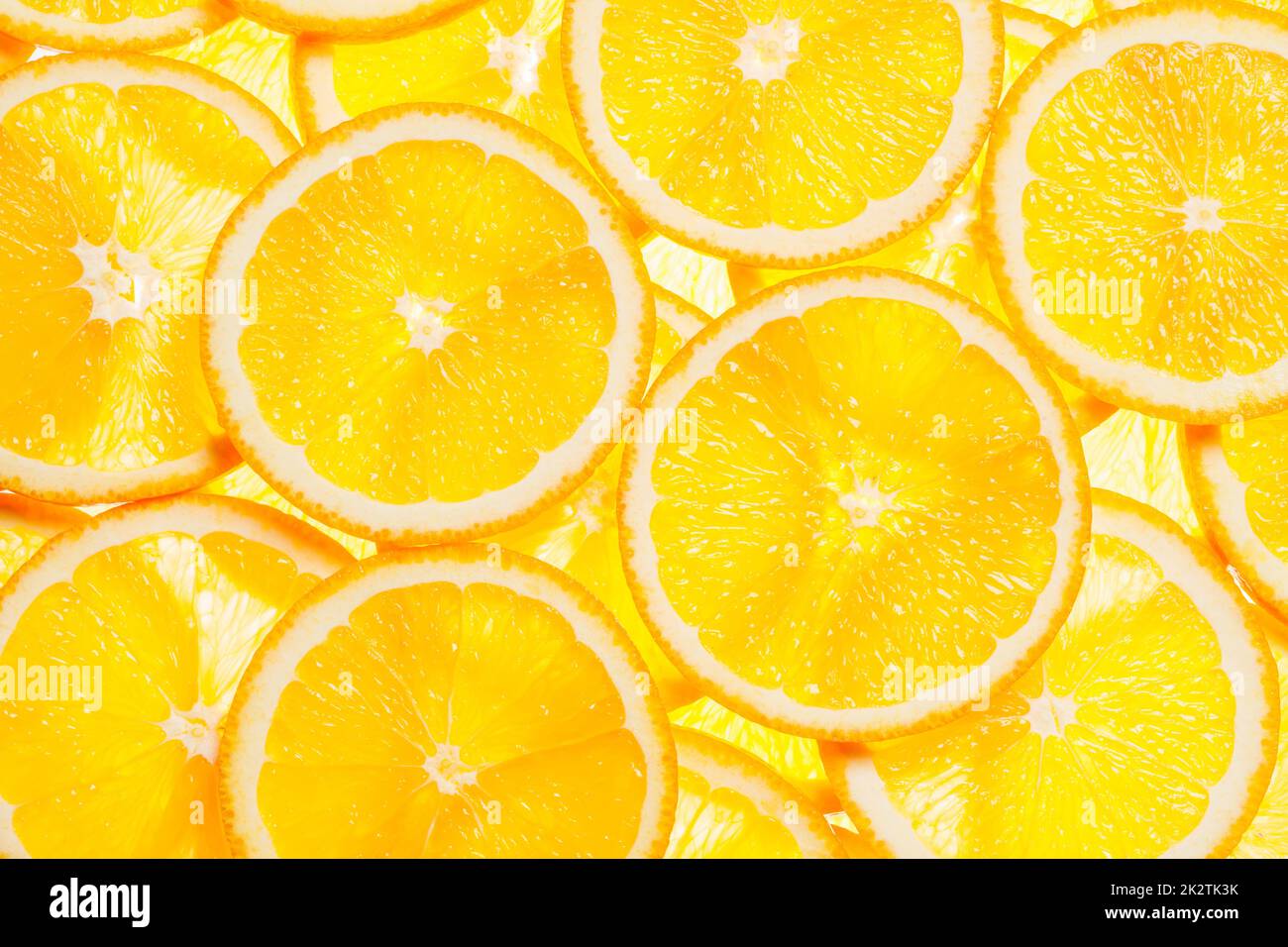 Colorful orange fruit slices Stock Photo - Alamy